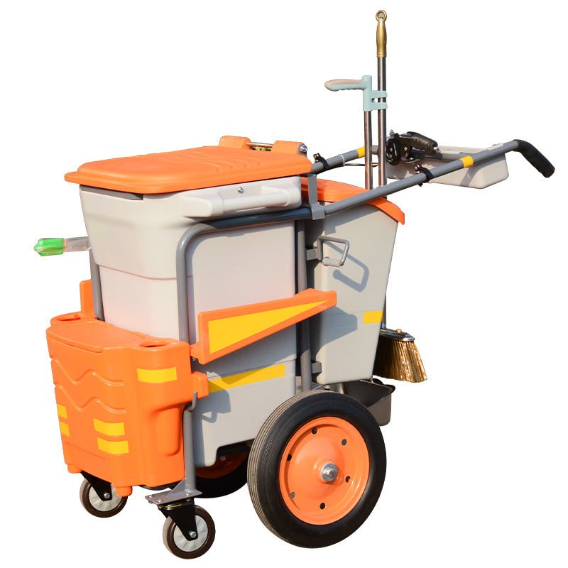 Hand Pushed Cleaning Cart Without Tools - By Boat - Yorkn Inc
