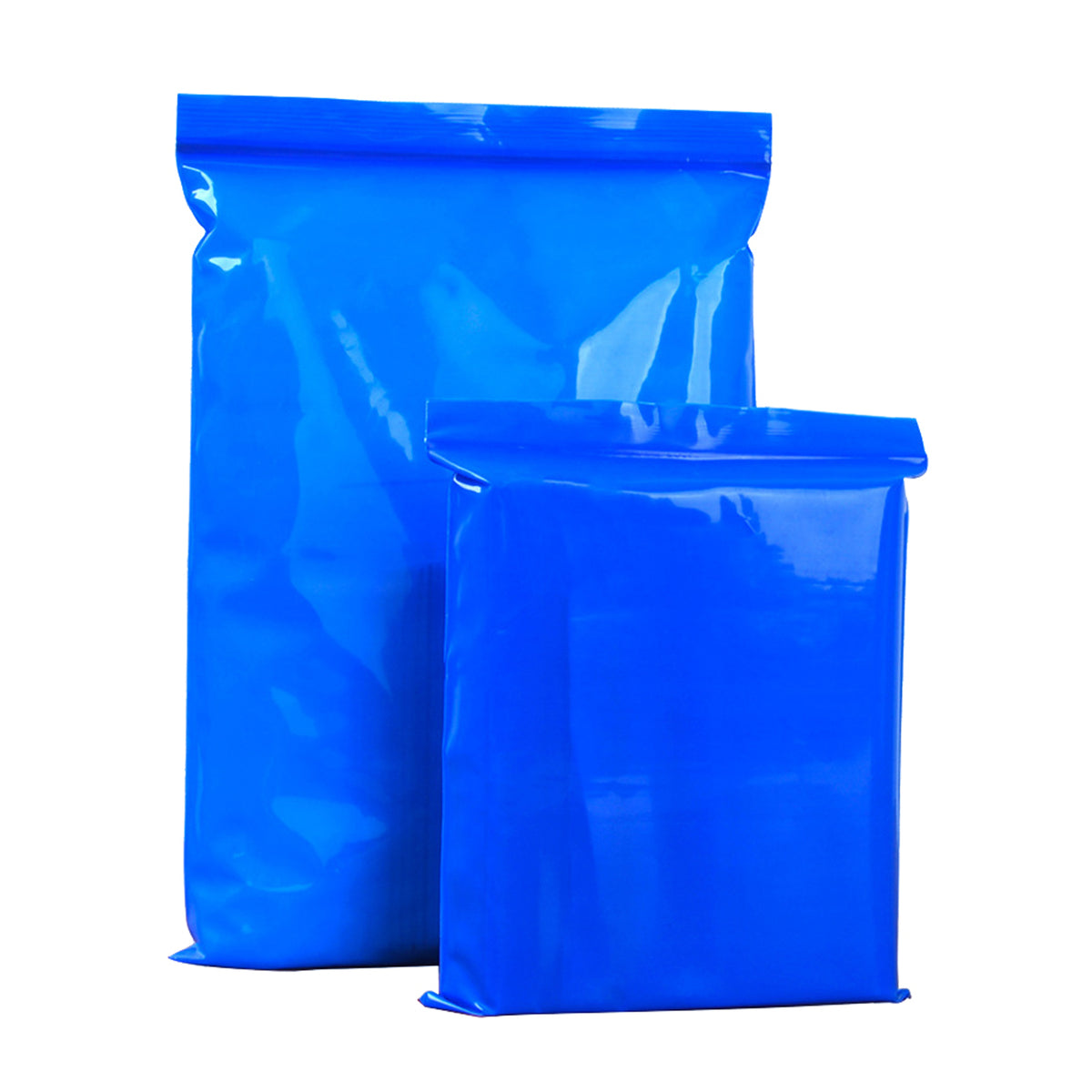 Blue Zipper Bags – Yorkn Inc