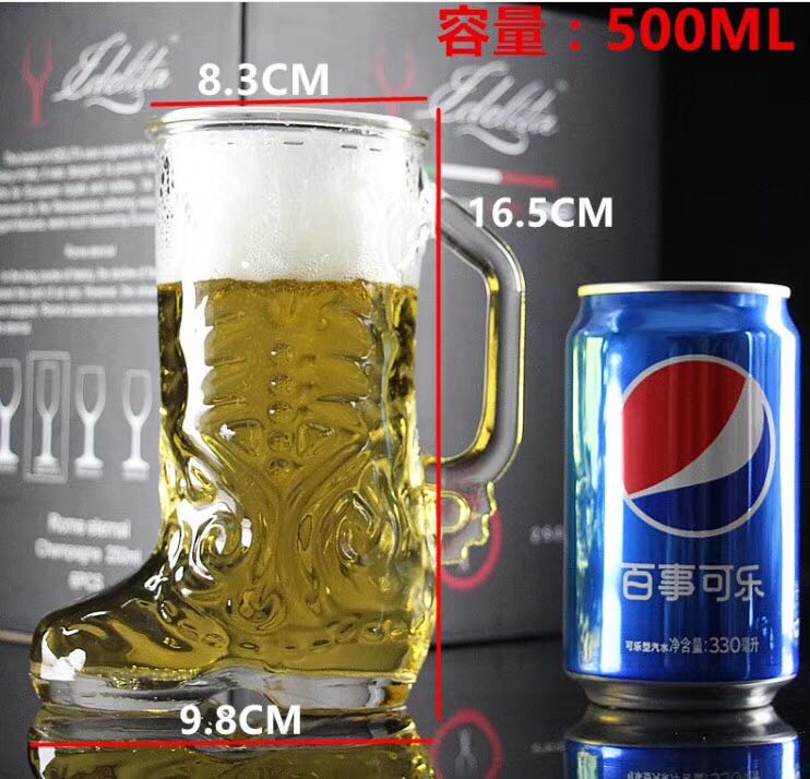 500ml Cowboy Boot Beer Mugs – Yorkn Inc
