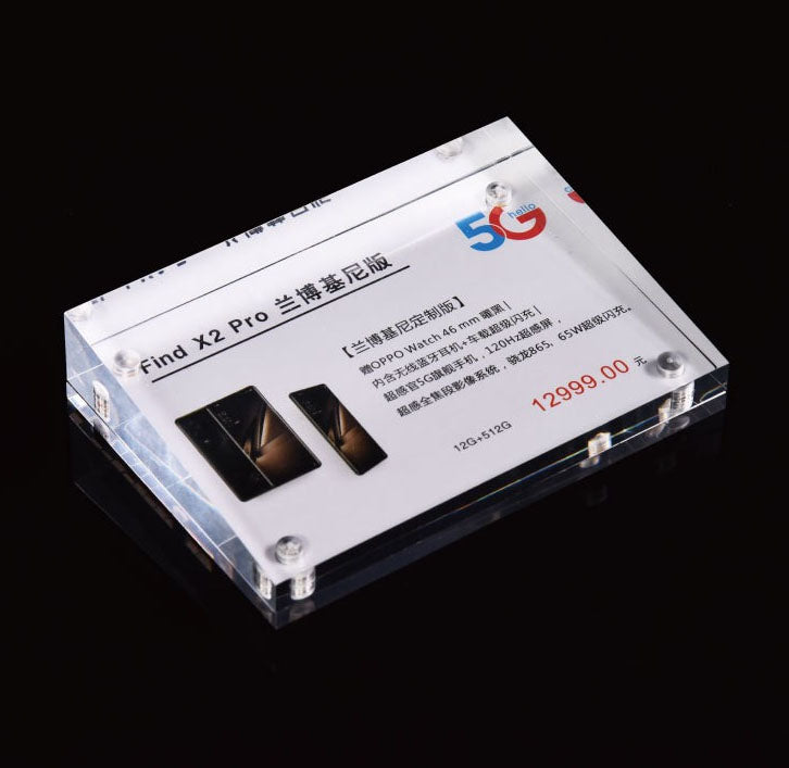 Acrylic Strong Magnetic Display Card – Yorkn Inc