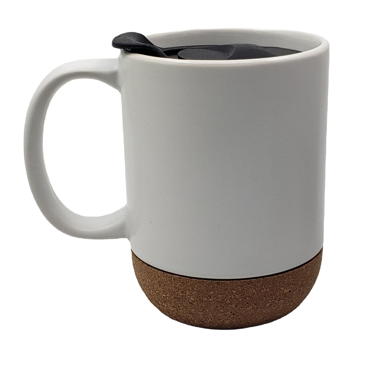 12 Oz. Cork Base Ceramic Mug - Yorkn Inc