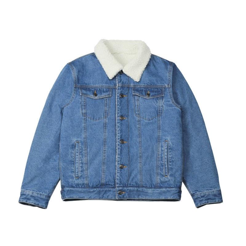Unisex Sherpa-lined Denim Jacket - Yorkn Inc